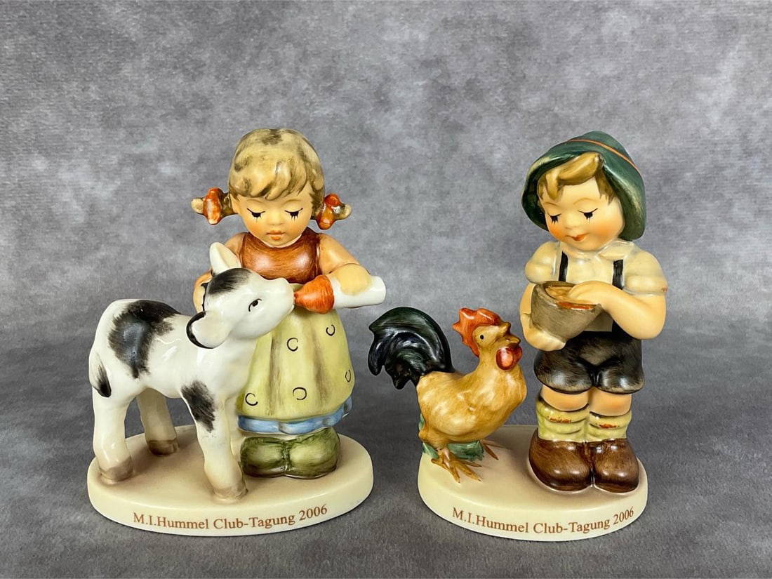 Two Tmk 8 Boxed Hummels Auction