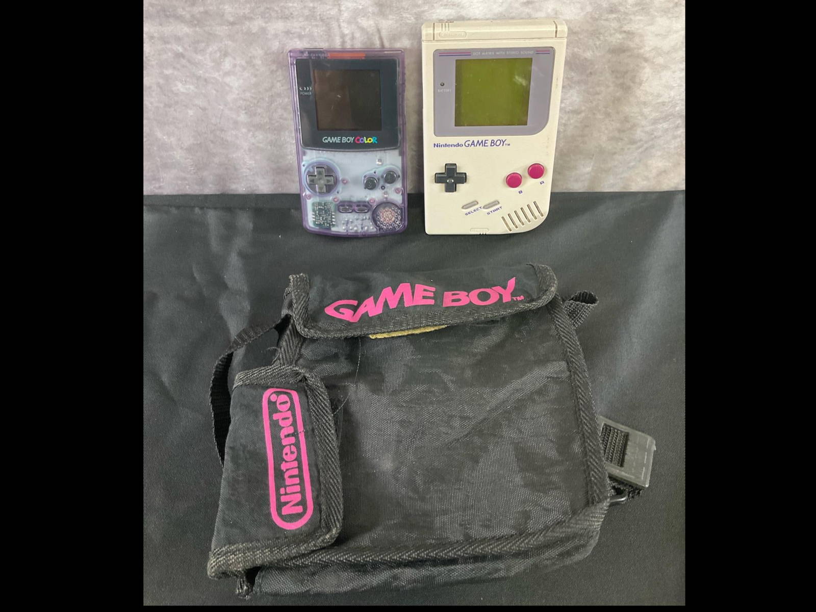 Nintendo Game Boy Color And Original Handheld Systems Lot With Games ...