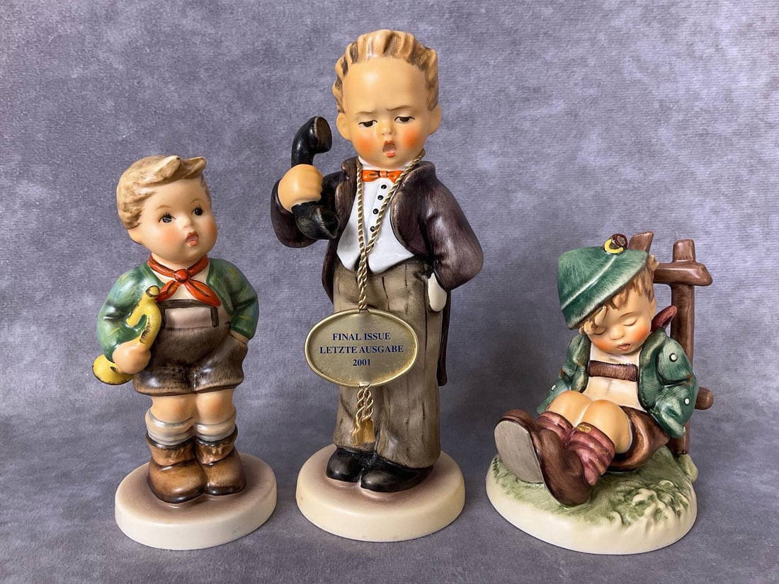 Three Tmk 8 Boy Hummels Auction