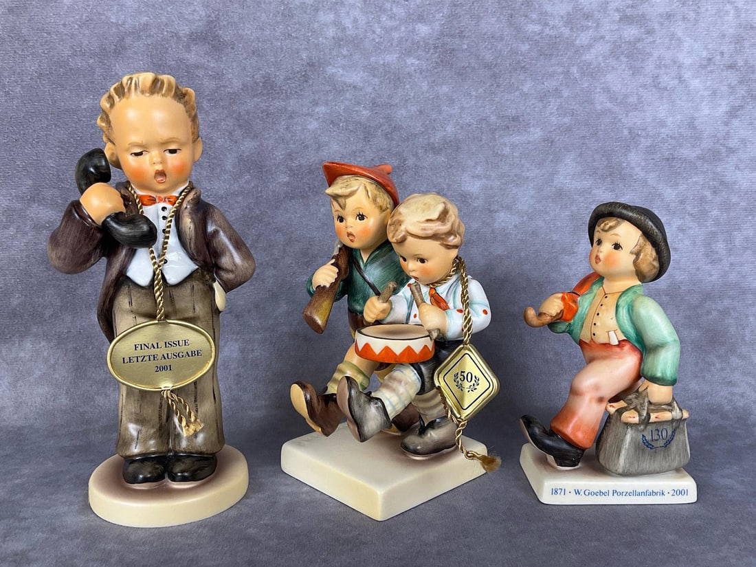 Three Tmk 8 Boy Hummels Auction