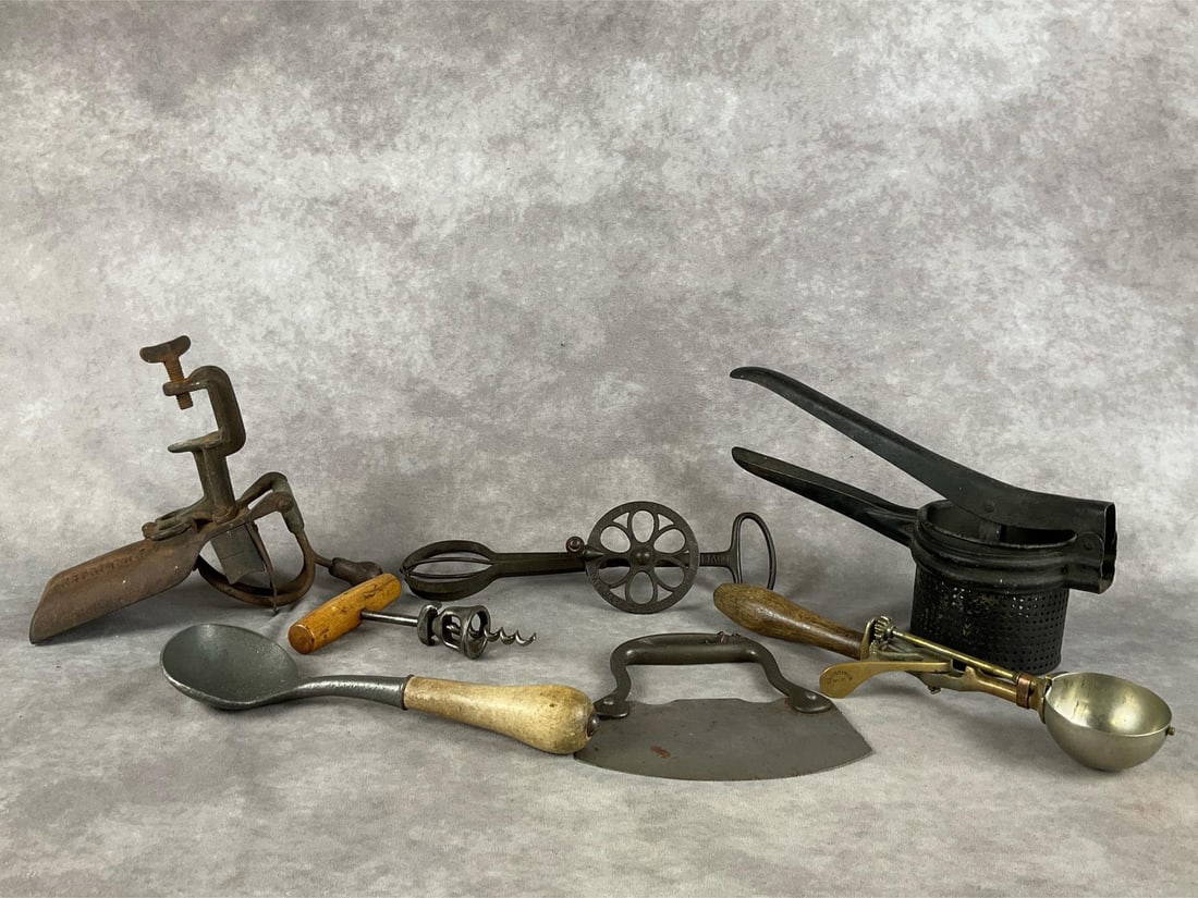 Primitive Kitchen Utensils & More Auction