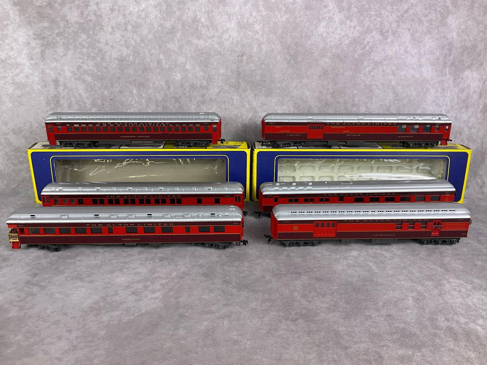 Ahm Alton Limited Train Cars Auction