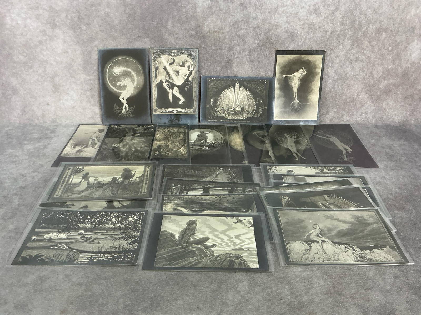 Hugo Hoppener Graphic Art Postcards Auction