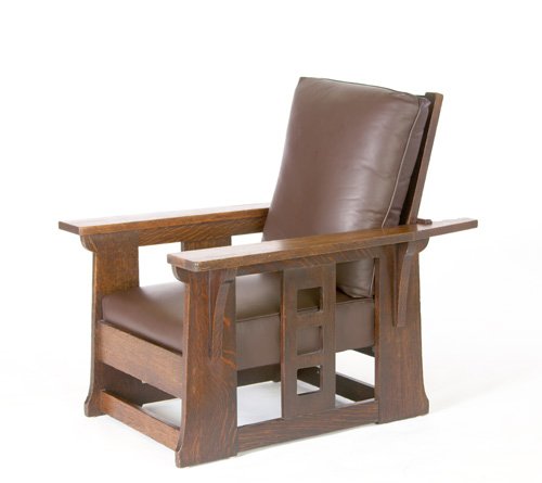 Limbert Massive Morris Chair With A Single, Broad