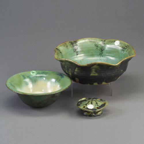 Three Fulper Pieces: One Colonial Ware R