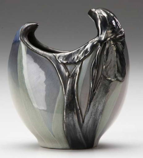 Rookwood Experimental Iris Glaze Crescent Shaped V