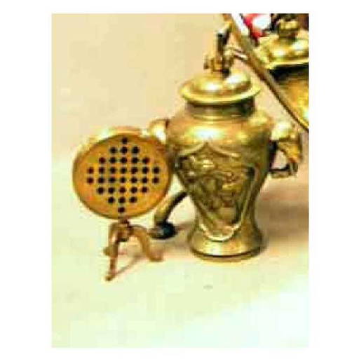Brassware A Benarés Brass Pot Of Baluster Form,