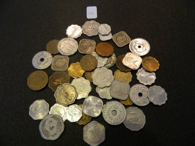 World Coins Shapes