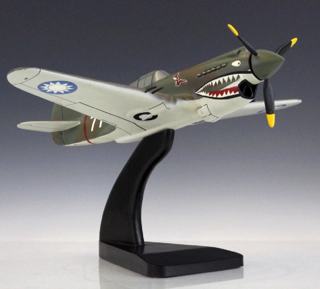 P-40 Warhawk Combat Fighter Pacific Aircraft Model