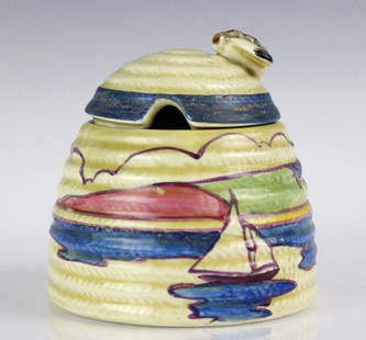 Clarice Cliff Bizarre Ware Pottery Coffee Pot With