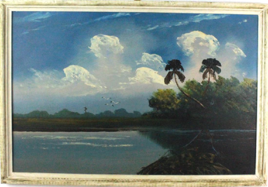 Al Black Florida Highwaymen Landscape Painting