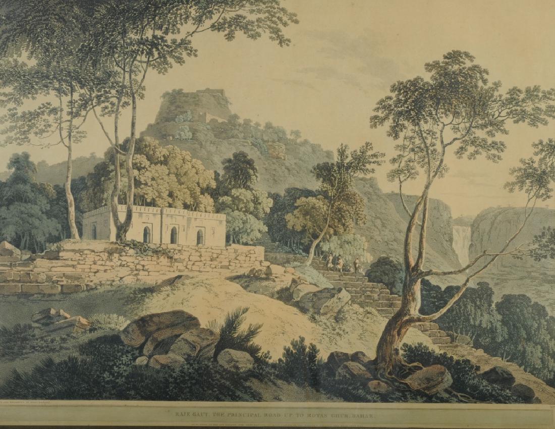Antique Thomas Daniell Raje Gaut Aquatint Print