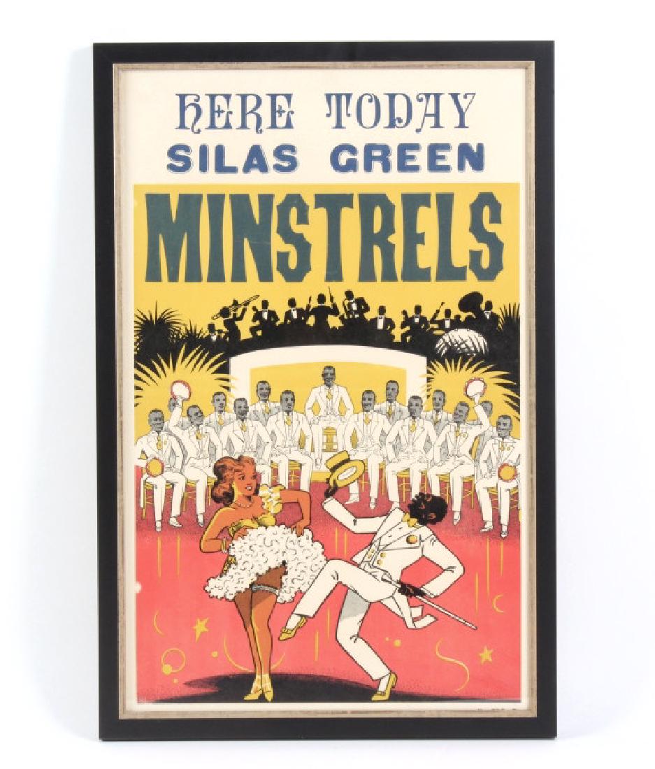 Silas Green Minstrel Poster Black Americana Poster