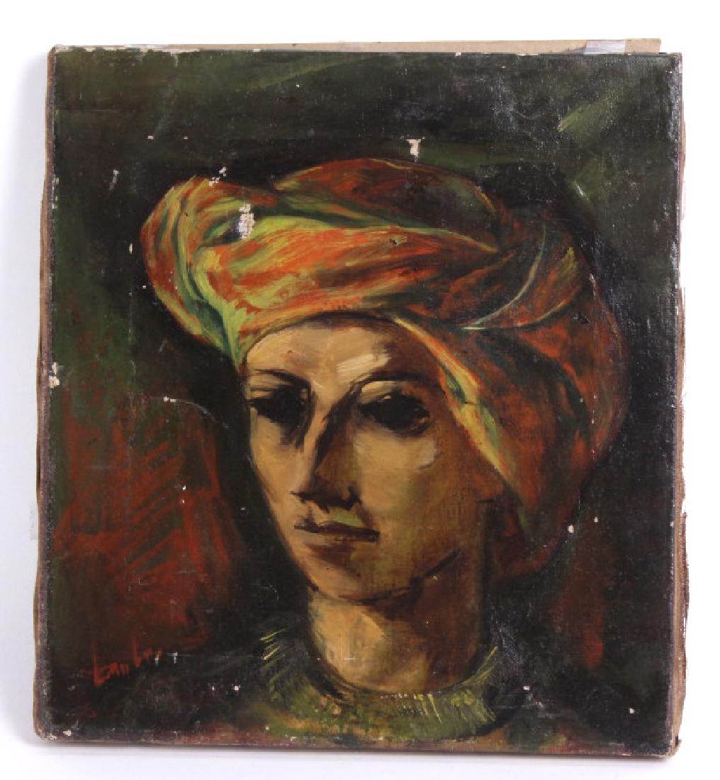 Frederick Taubes King David Portrait Oil Painting