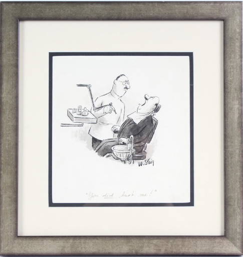 William Steig (1907 2003) American Cartoon Art Drawing