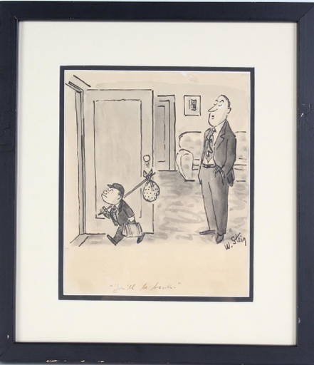 William Steig (1907 2003) American Cartoon Drawing