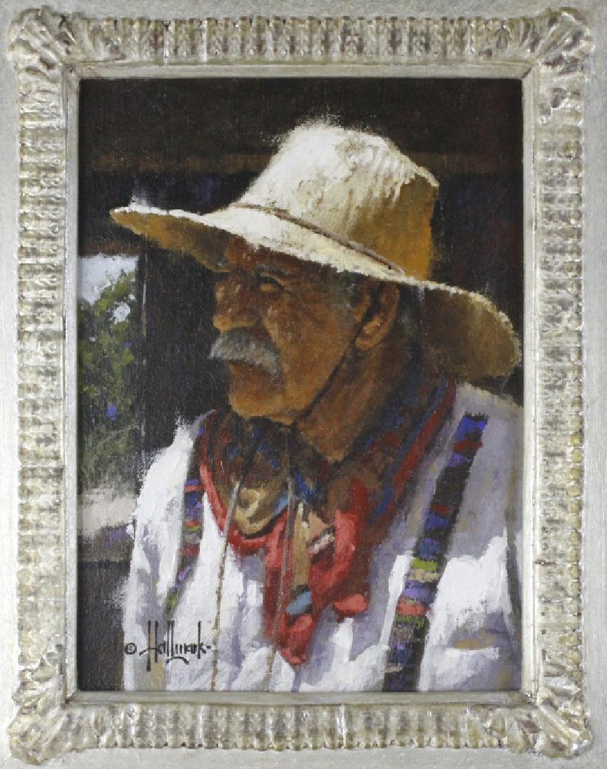 George Hallmark b.1949 American Portrait Painting