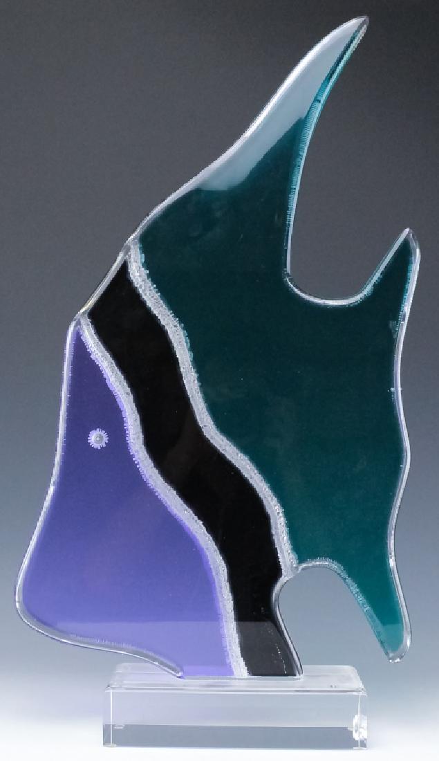Shlomi Haziza Modern Lucite Acrylic Fish Sculpture