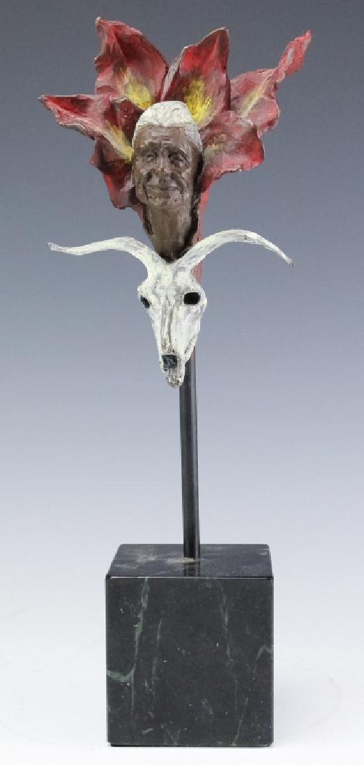 Ann Froman Homage to O'Keefe Bronze LE Sculpture