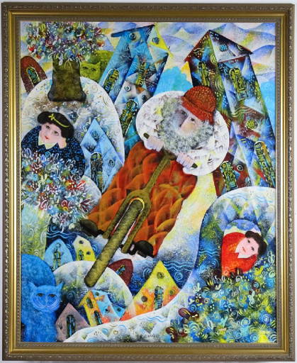 Raimondo Cardelli 1938 2008 Italian Oil Painting