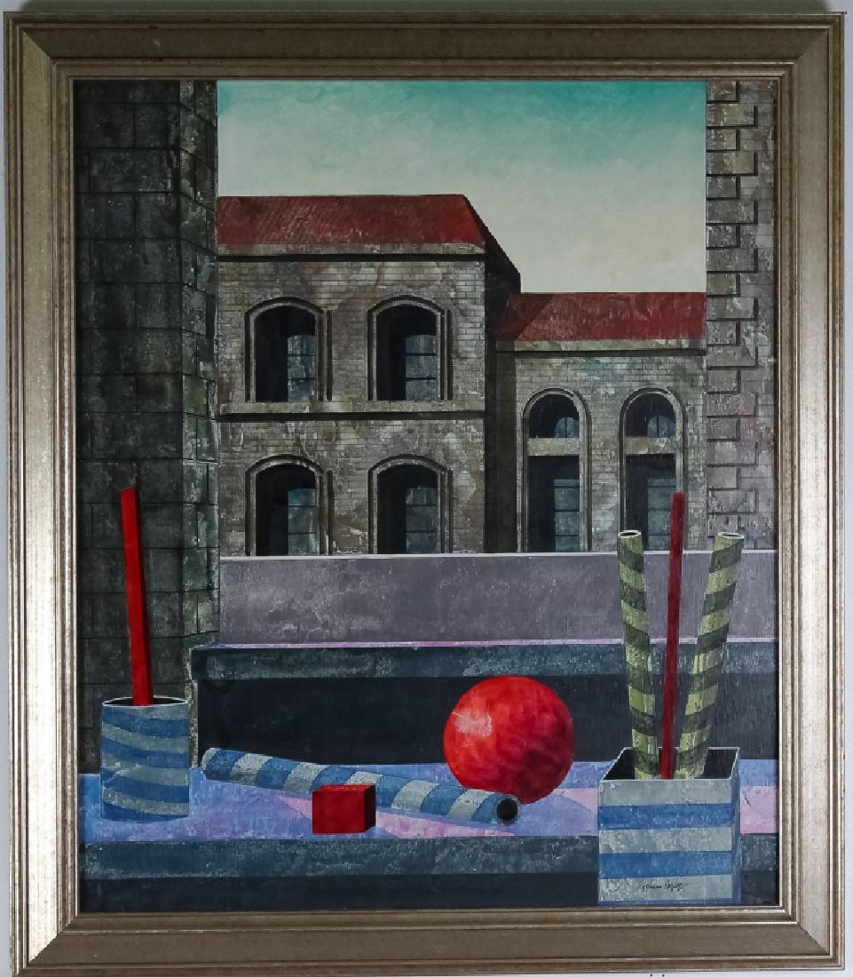 Tonino Caputo B.1933 Fabrica Chiusa Oil Painting