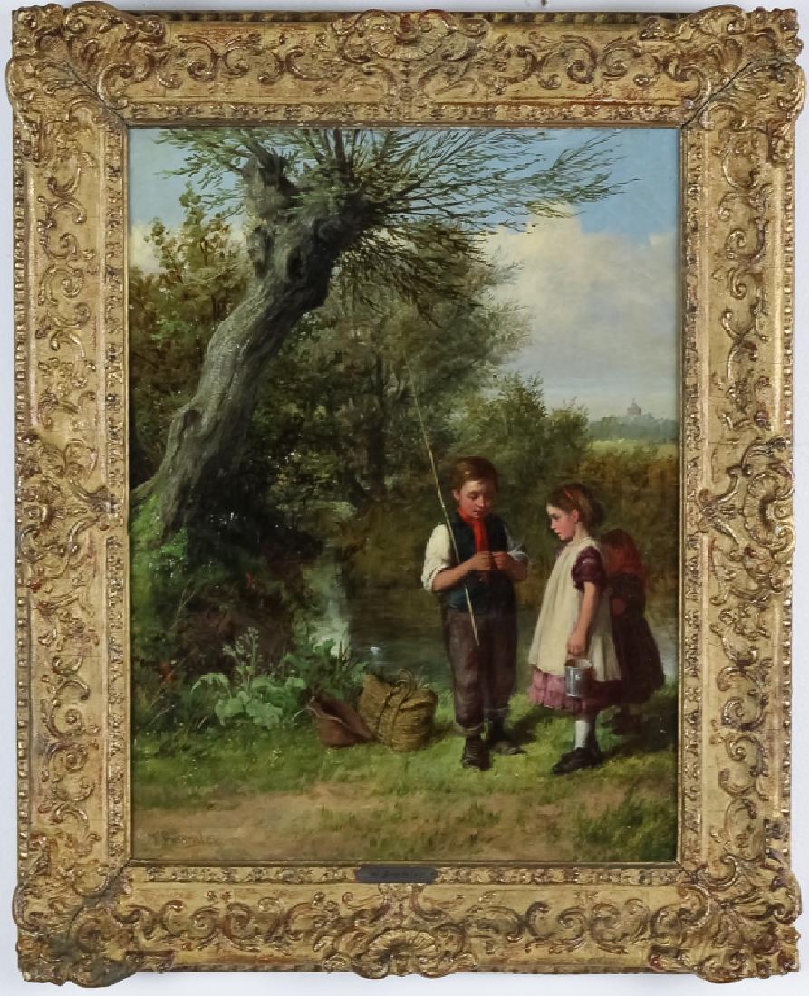 William Bramley Figural Landscape Oil Art Painting - Mar 27, 2019 ...