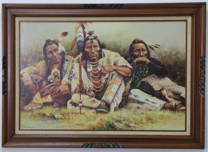 Troy Denton Native American Indian Oil Painting - Sep 25, 2019 | Hill ...