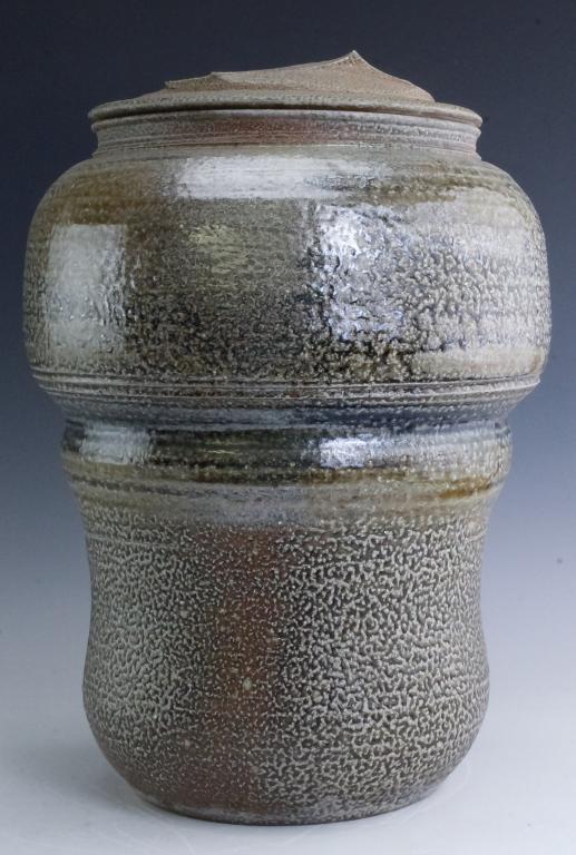 Karen Karnes American Studio Art Pottery Jar W Lid