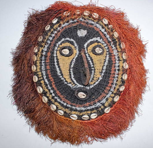 Angoram Papua New Guinea Sepik Woven Basket Mask