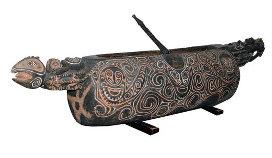 Slit Drum "garamut" Papua New Guinea Sepik