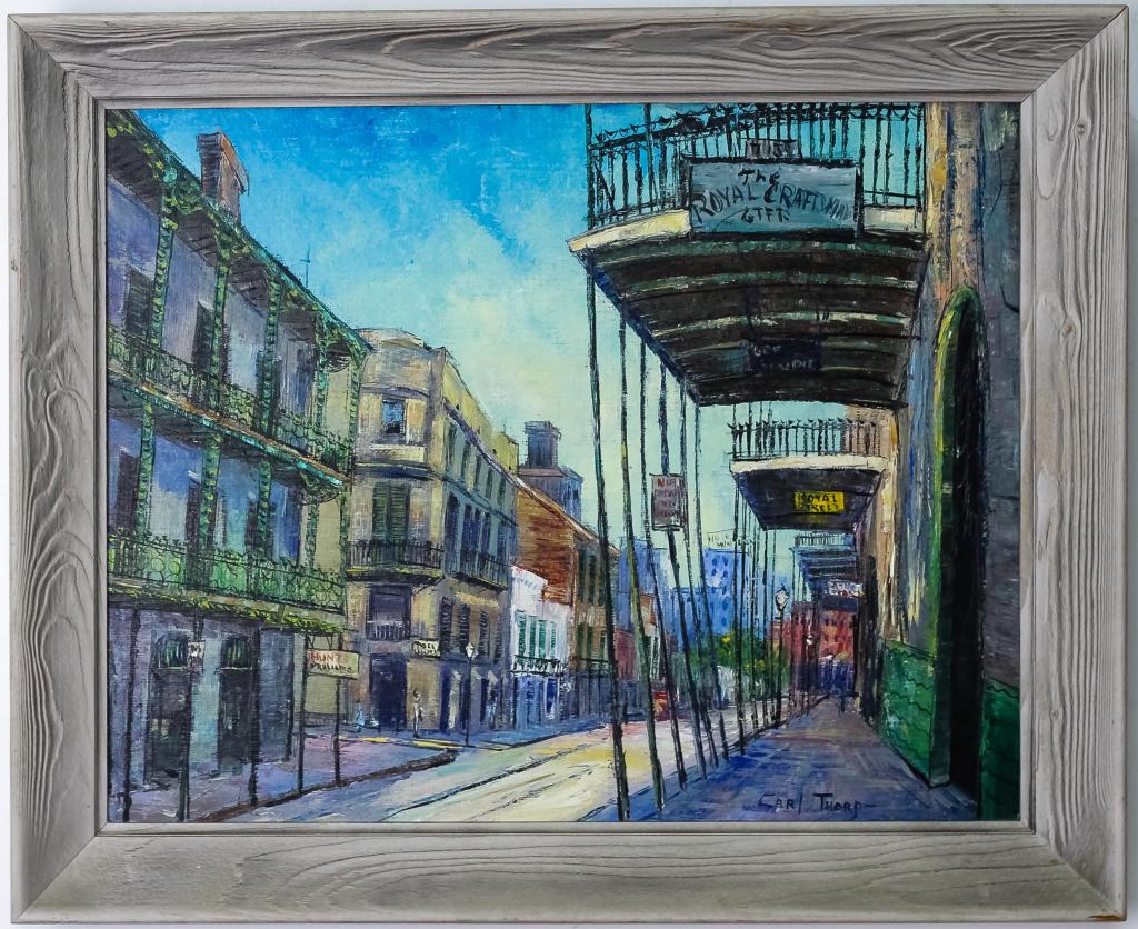 Carl Thorp American, 1912-1989 Street Oil Painting - Oct 30, 2019 ...
