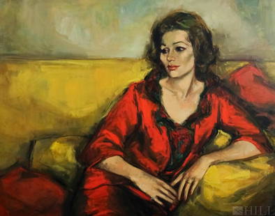Jan De Ruth, Crossed Arms (portrait Of A Blonde), Oil On Canvas