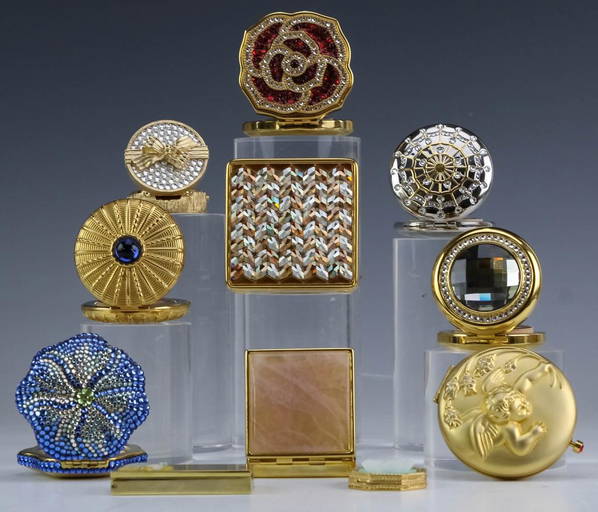 11 Jay Strongwater Estee Lauder Perfume Compacts
