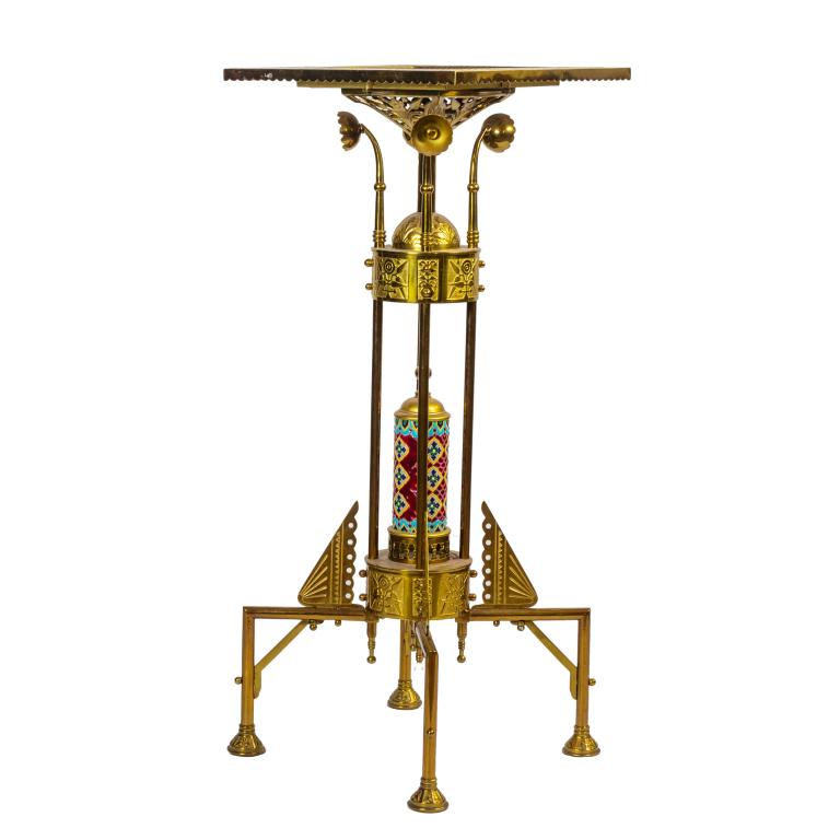 Bradley & Hubbard Longwy Aesthetic Brass Stand - Feb 26, 2020 | Hill ...