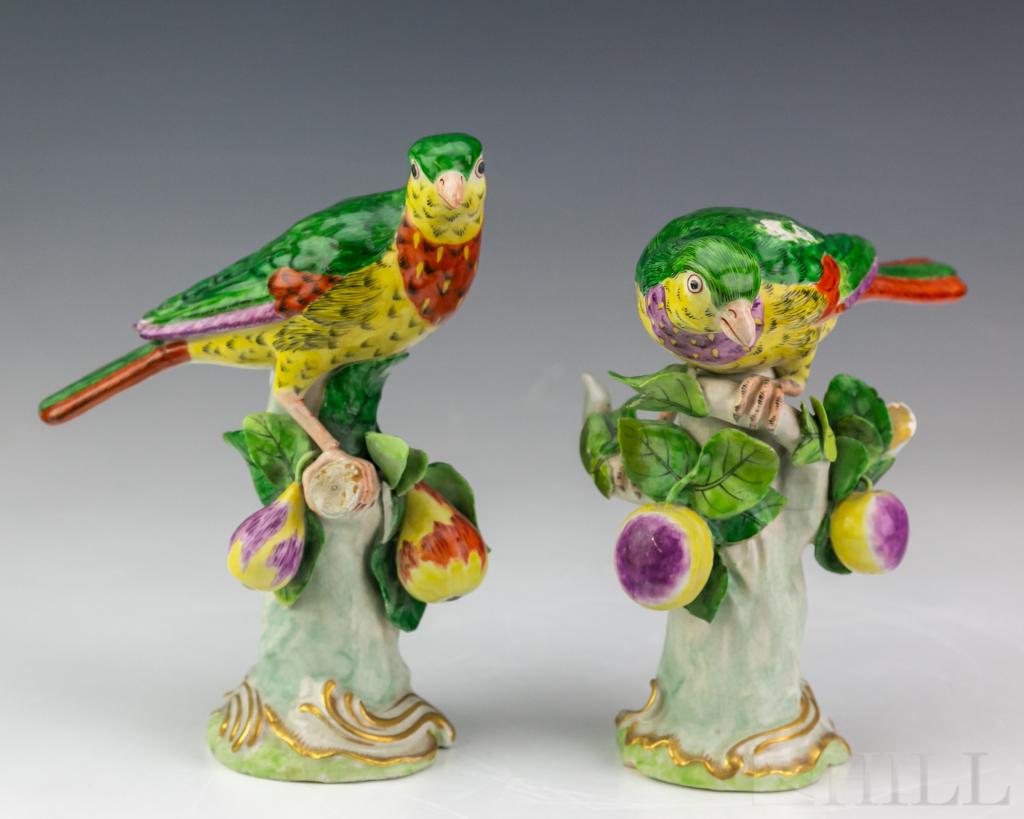Pr Antique Dresden Porcelain Parrot Bird Figurines - Feb 26, 2020 ...