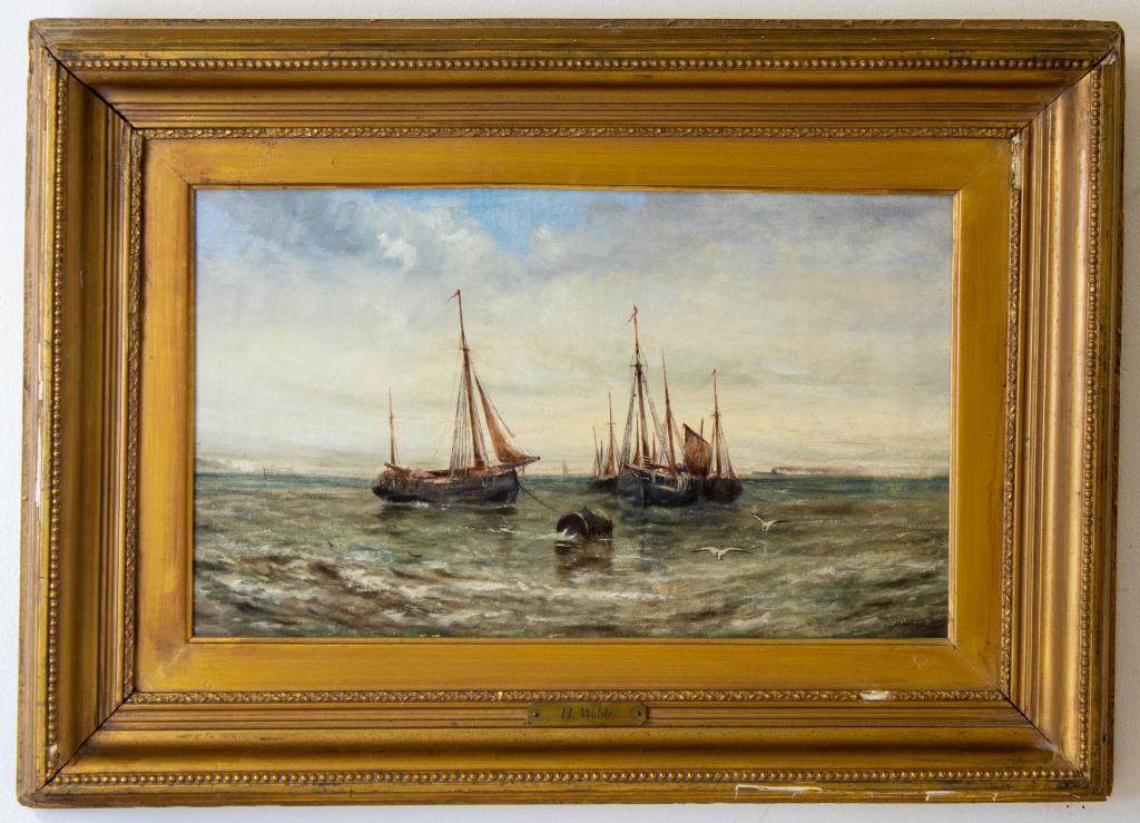 20th C Harold Webb Seascape Sailboats Oil Painting - Feb 26, 2020 ...