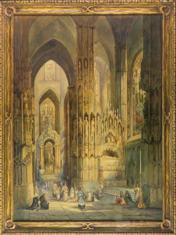 Henry Roderick Newman Cathedral Watercolor - Feb 26, 2020 | Hill ...