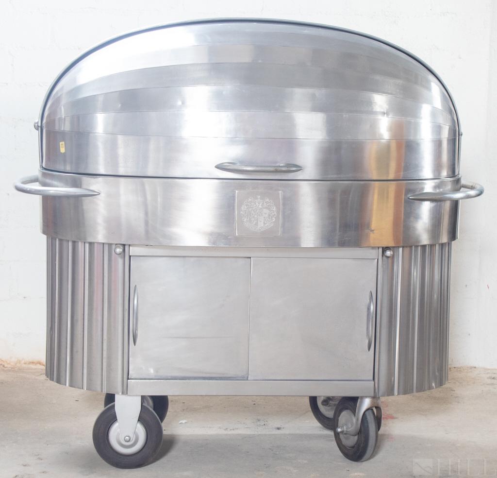 For Auction: Lawry's Style Zeppelin Prime Rib Meat Serving Cart (#0045 ...