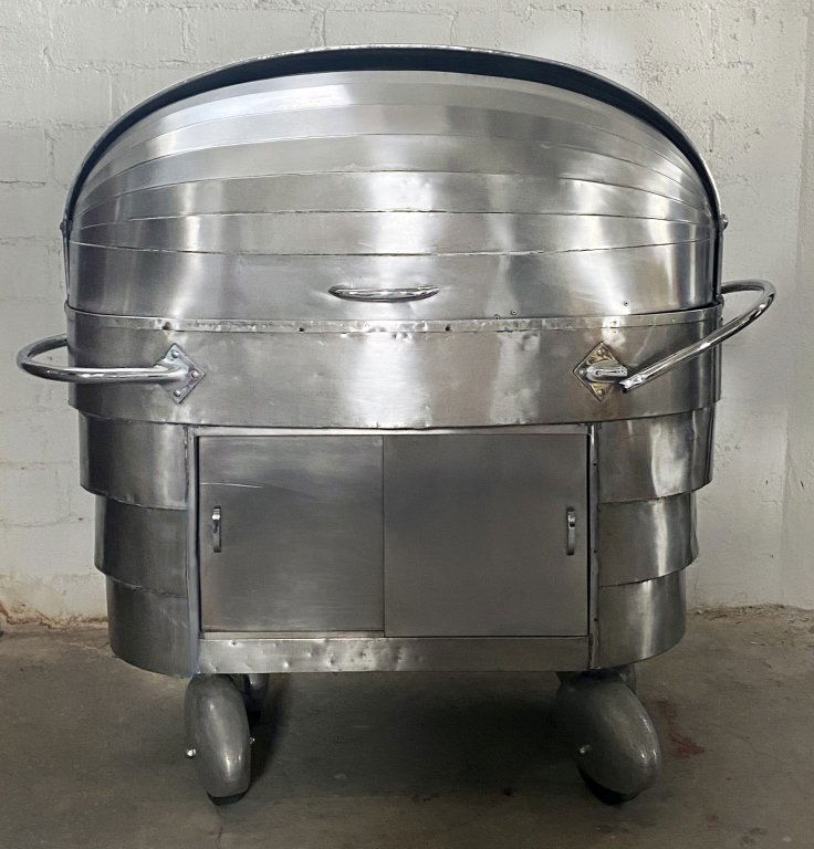 For Auction: Lawry's Style Zeppelin Prime Rib Meat SS Serving Cart ...