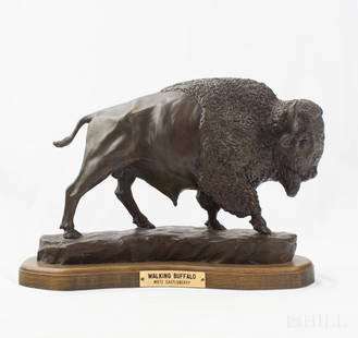 Jay Contway Buffalo Bronze Sculpture.