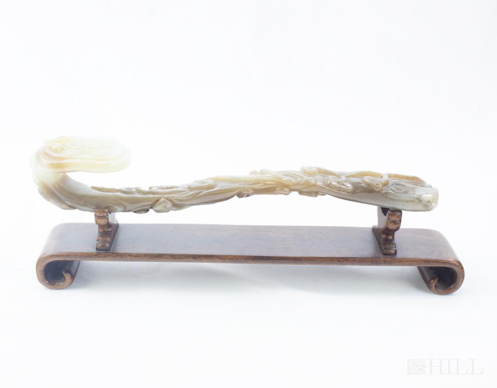 Chinese Republic Era Hand Carved Jade Ruyi Scepter - May 27, 2020 ...