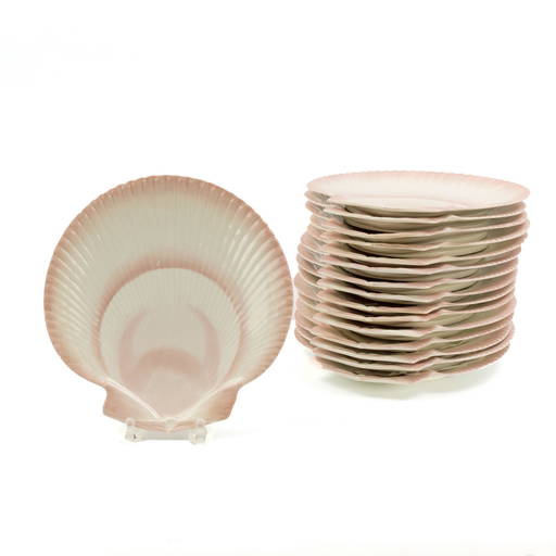 Wedgwood Conchology 16 Scallop Shell Plates Lot