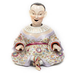 Meissen Figure Of A 'nodding' Chinese Boy