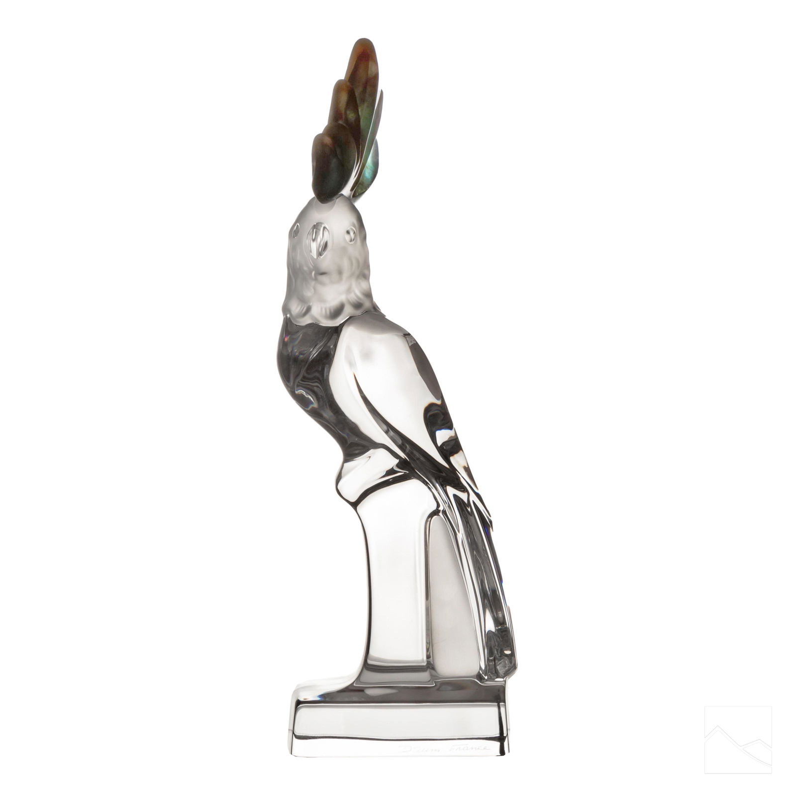 Daum LG 14" Pate de Verre Crystal Cockatoo Figure - Oct 28, 2020 | Hill ...