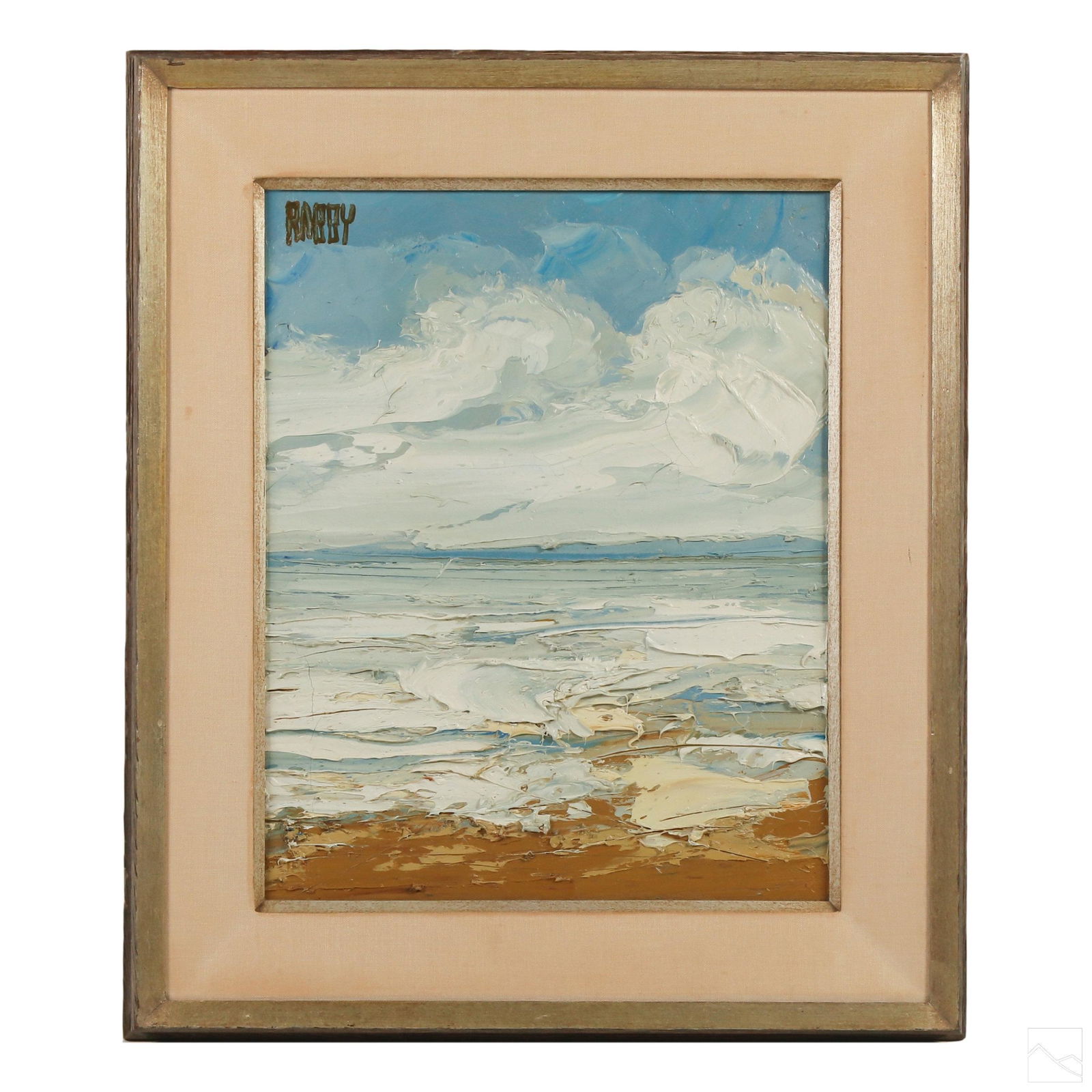 Jim Howard Rabby Impasto Beach Landscape Painting