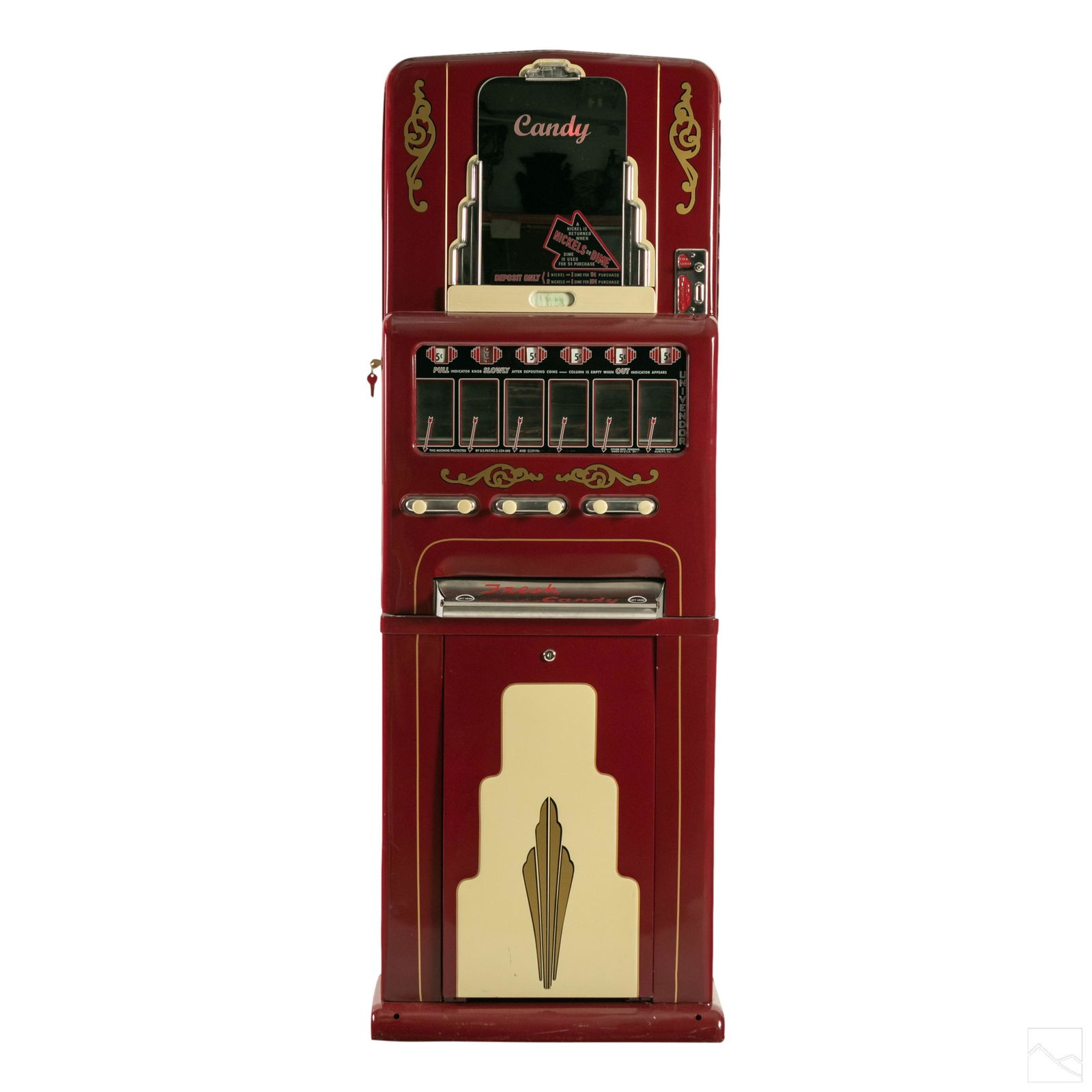 Stoner Art Deco 5' Vintage Candy Machine Dispenser - Mar 31, 2021 ...