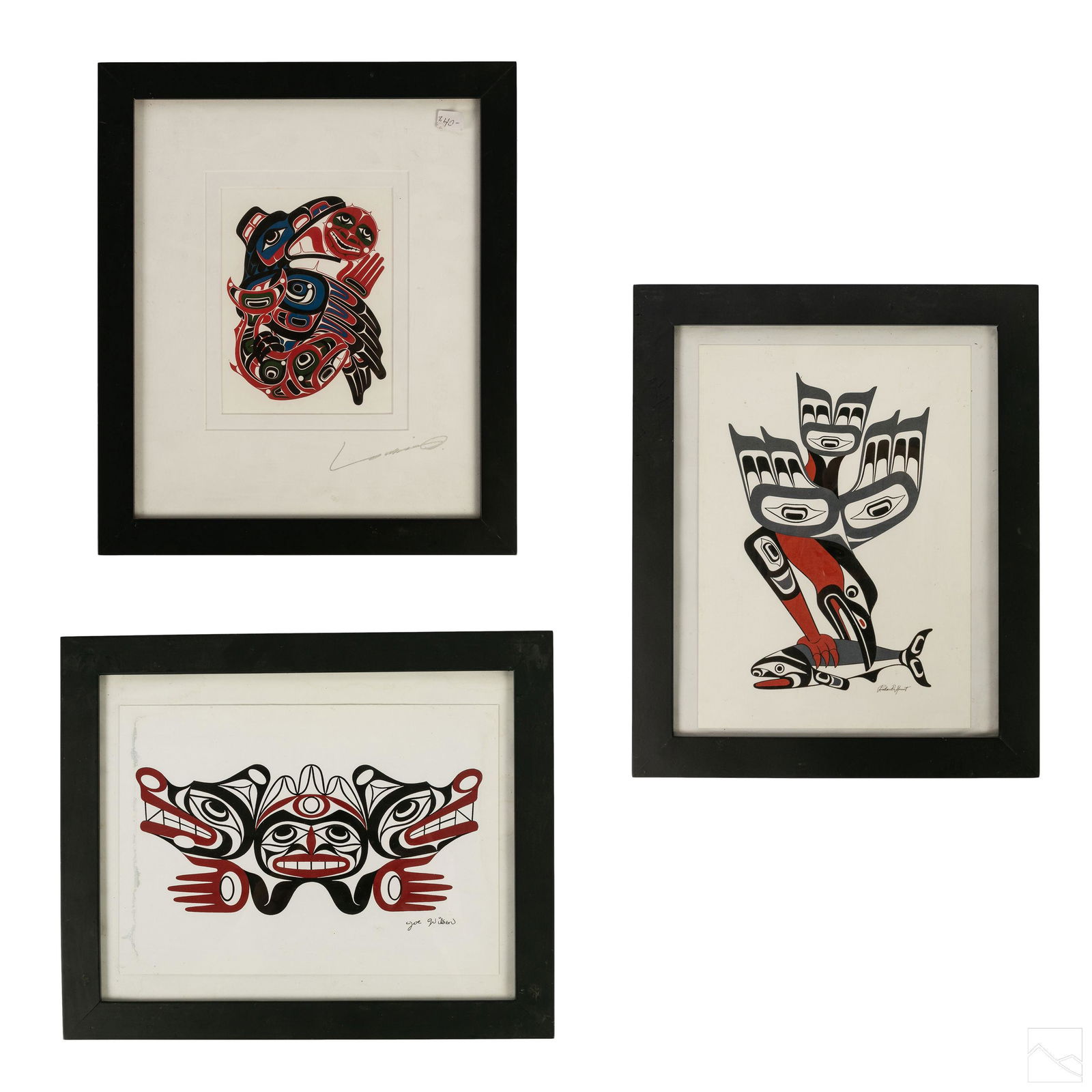 Native Alaskan And First Nations Art Litho Group
