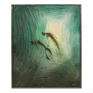 Ivar Bruun Original Modern Impressionist Painting