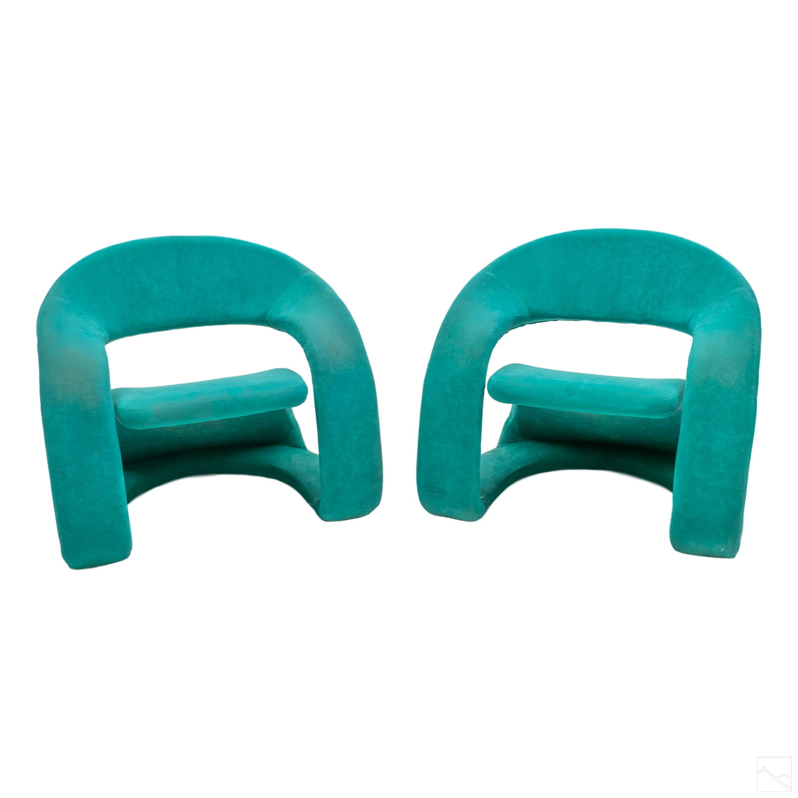 Jaymar Mid Century Modern Cantilever Ribbon Chairs