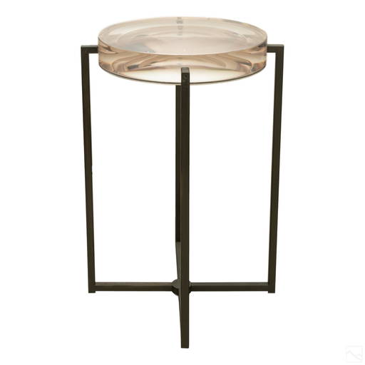 McCollin Bryan McB Clear LENS Modern Side Table - Jun 30, 2021 | Hill ...